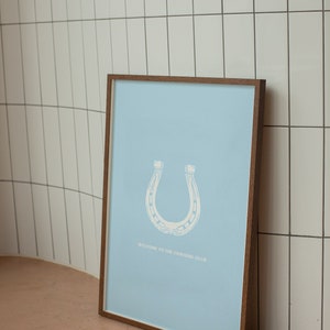 Cowgirl Blue Prints Set of 2, Light Blue Posters, Western Howdy Baby ...