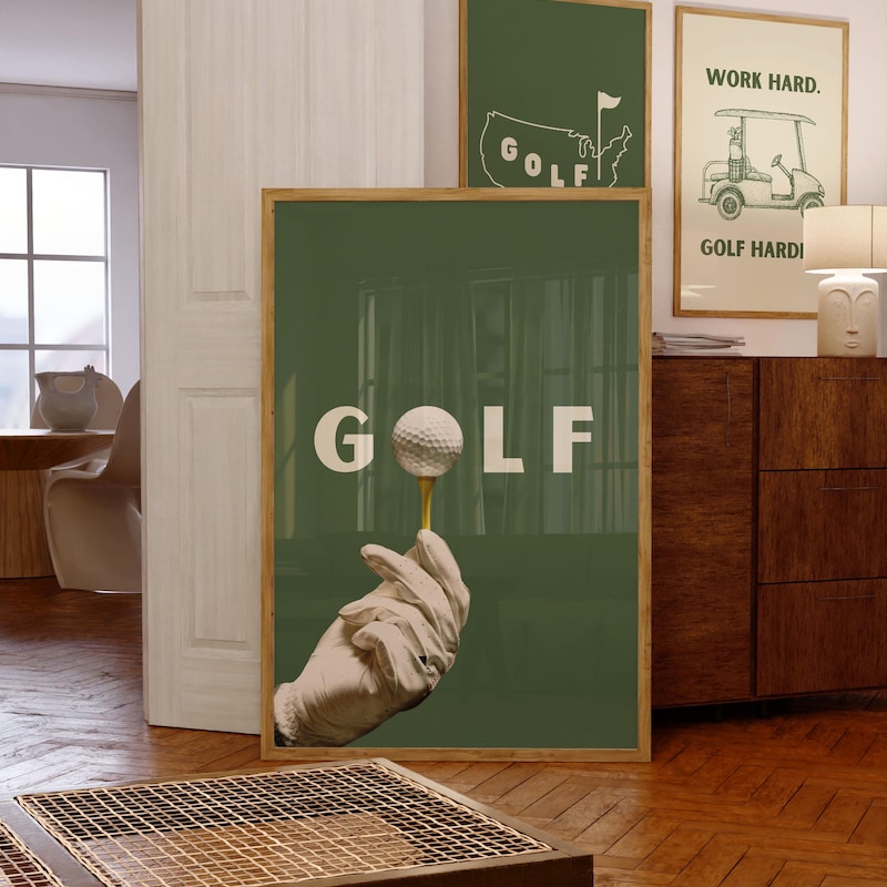 Golf Collage Posters - Etsy UK