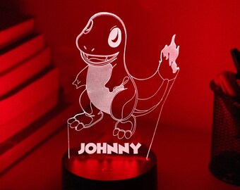 Charmander Night Light - Etsy