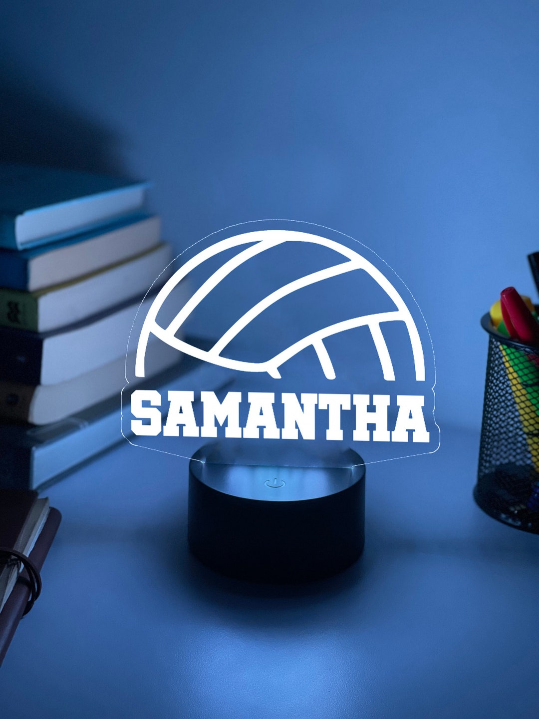 Personalised VOLLEYBALL 3D Night Light | Volleyball Gift | Personalised ...