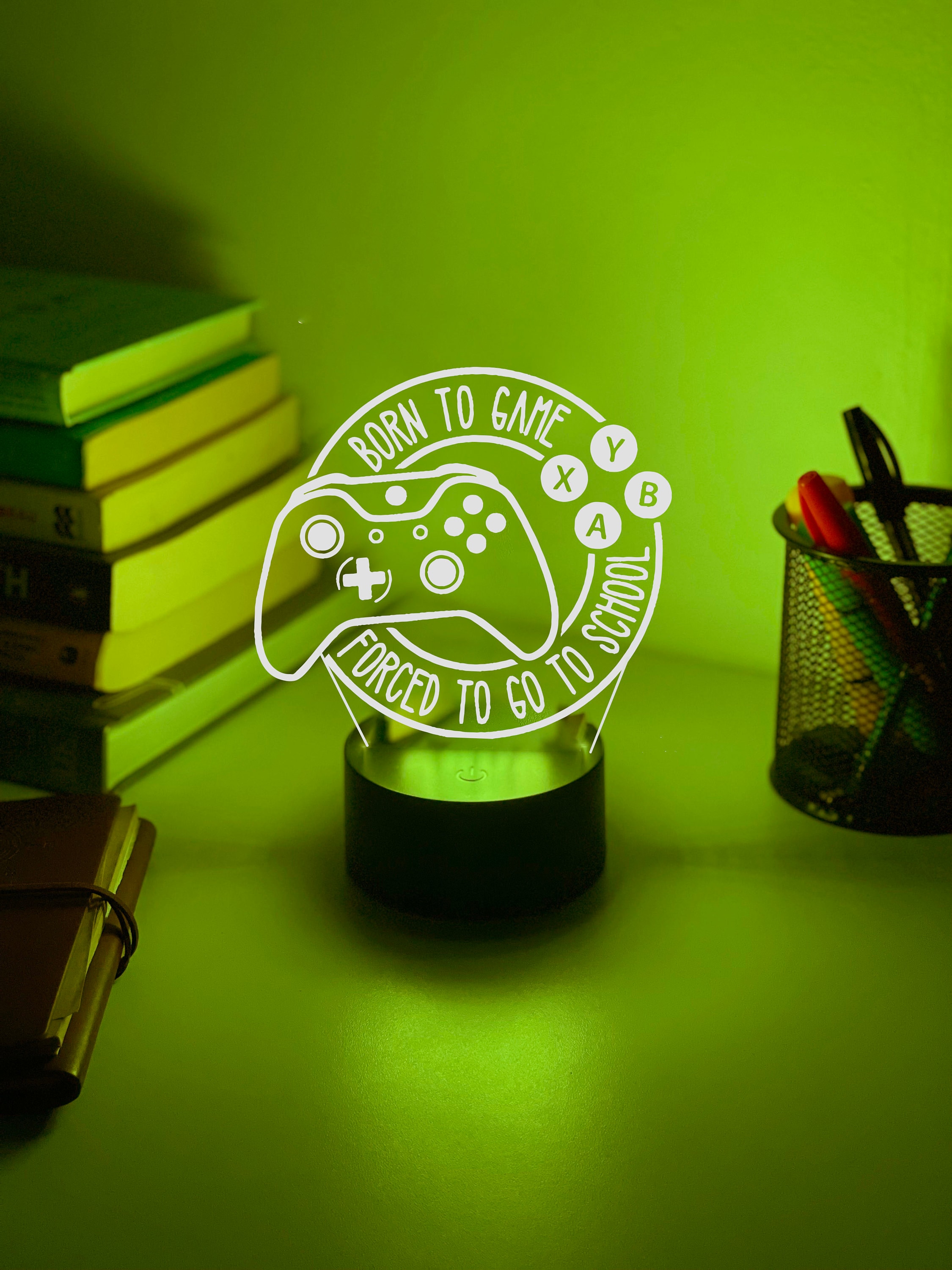 Personalised Gamer 3D Night Light Gift for Gamers - Etsy