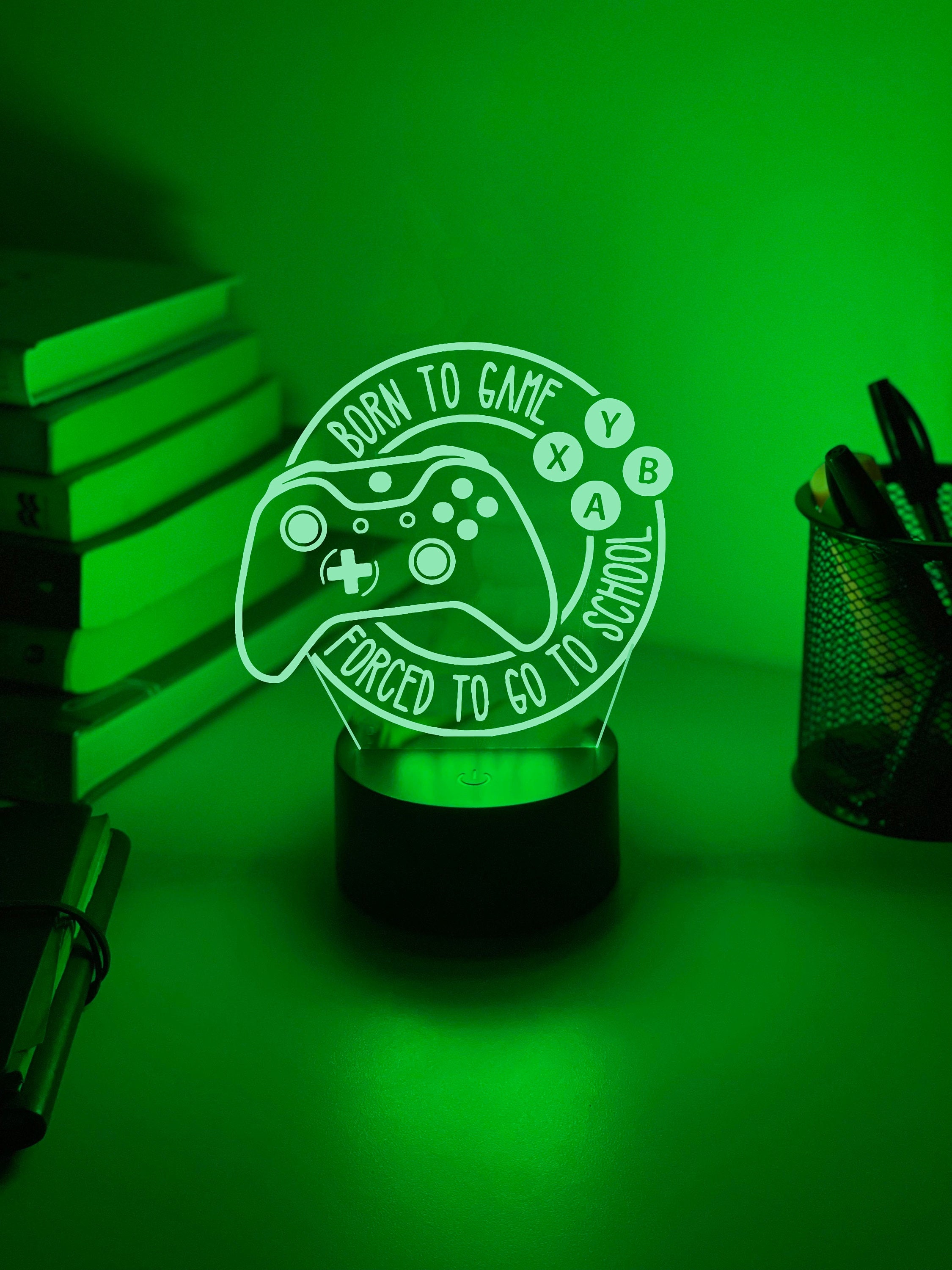 Personalised Gamer 3D Night Light Gift for Gamers - Etsy