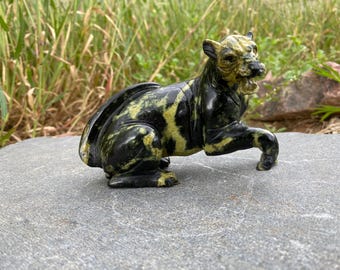 Exclusive Decorative Statue Leopard Pink 62 Cm Ceramic Handmade Italy ...