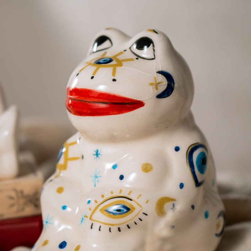 Ceramic Frog - Etsy