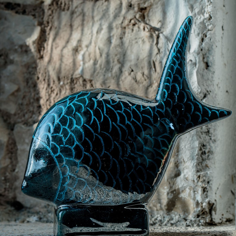 Clay Fish Sculpture - Etsy