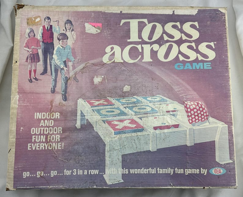 1970 Toss Across Game by Ideal Complete in Good Condition FREE SHIPPING ...