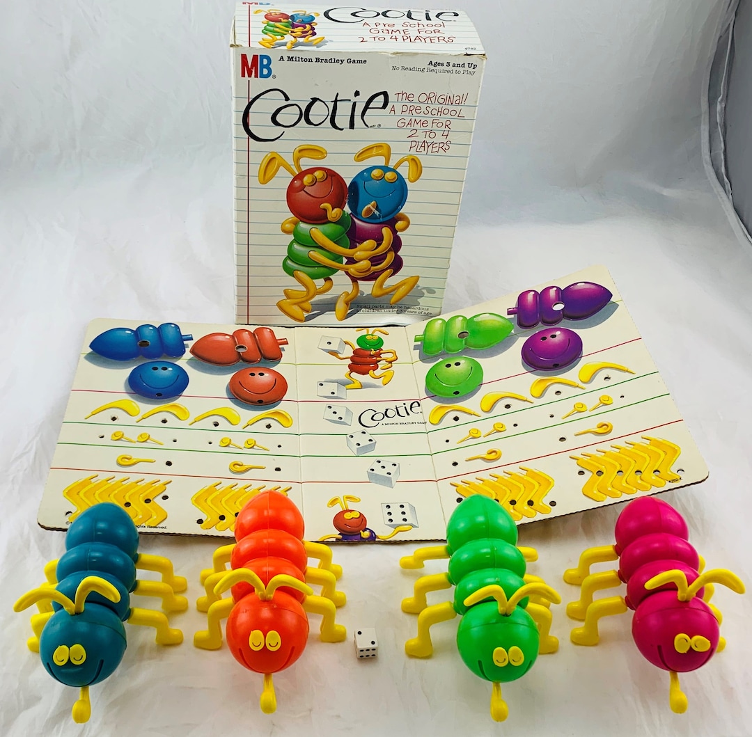 1986 Cootie Game by Milton Bradley Complete in Great Condition FREE SHIPPING - Etsy