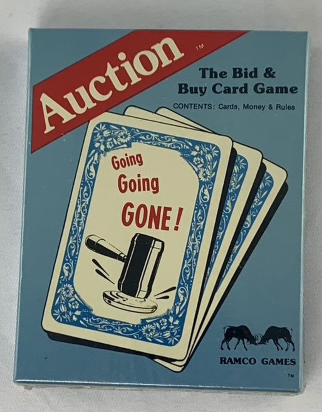1983 Auction Card Game by Ramco Games Sealed New FREE SHIPPING - Etsy