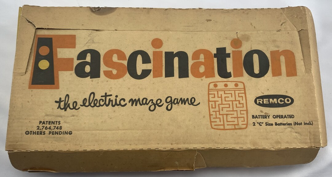 1961 Fascination Game Electric Maze Game by Remco Complete/working Very ...