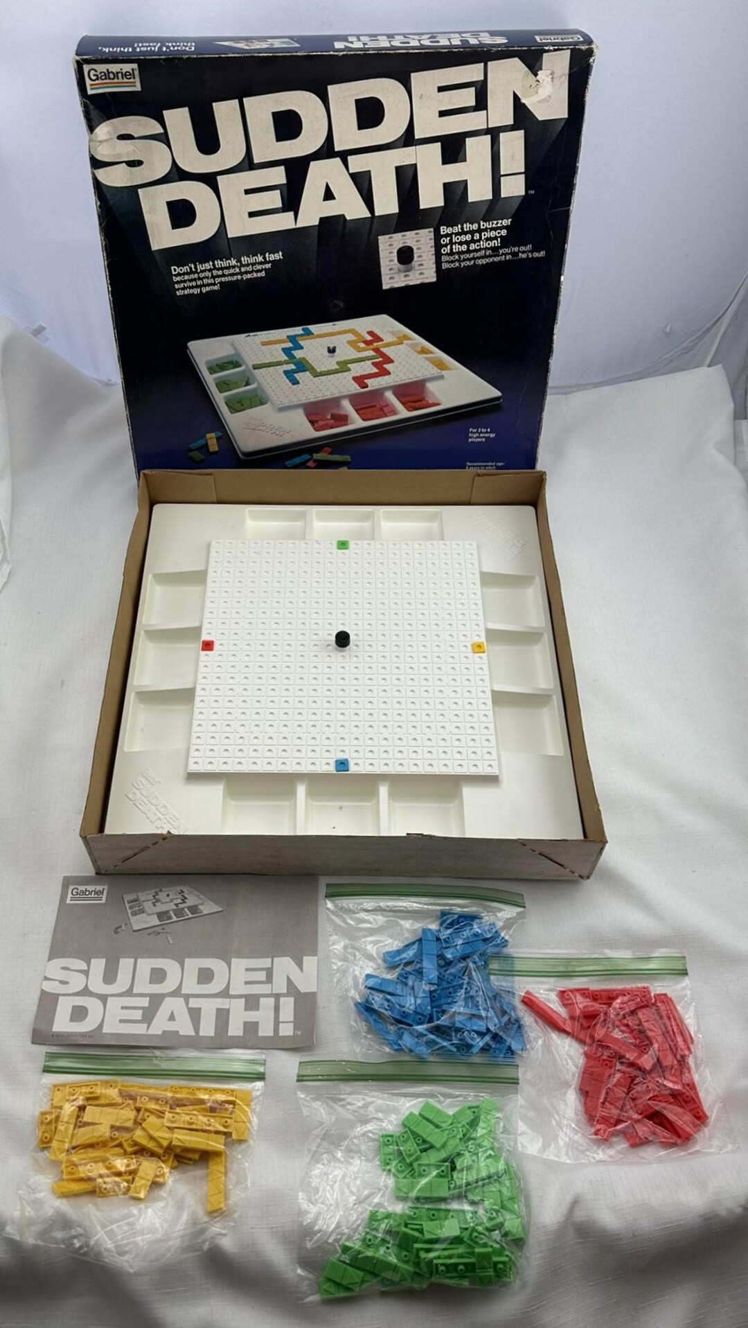 1978 Sudden Death Game by Gabriel Complete in Very Good Condition FREE ...