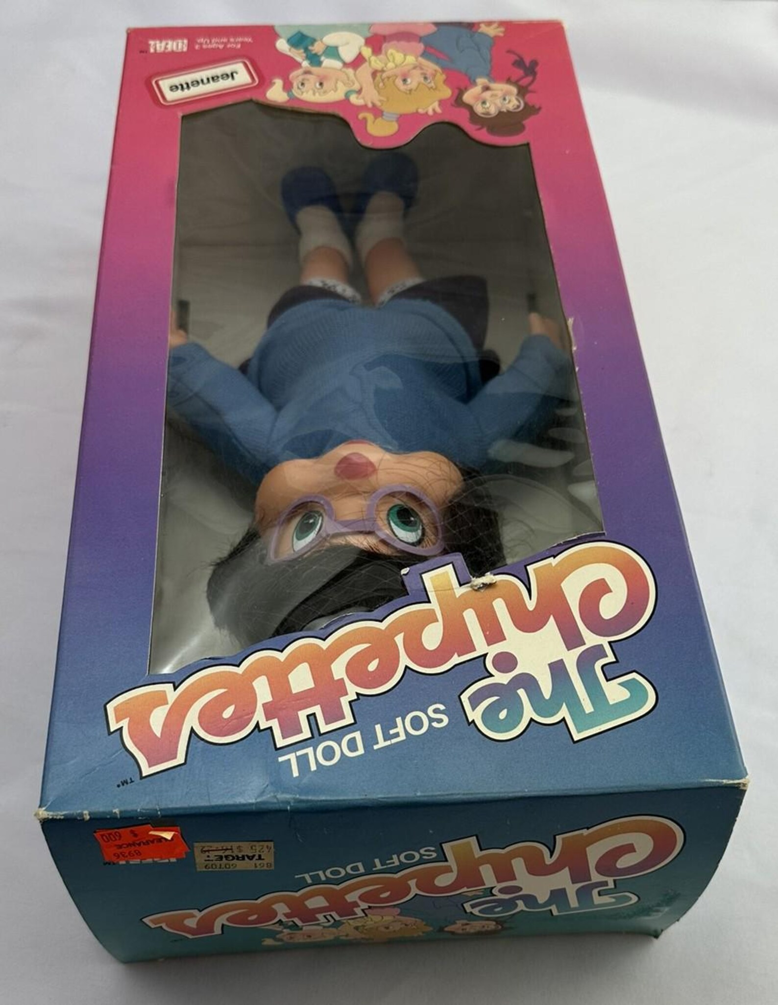 1984 the Chipettes Soft Doll Jeanette by Ideal Brand New in Box Mint ...