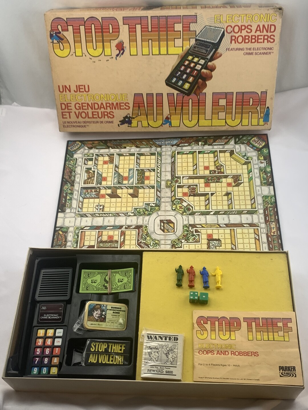 1979 Stop Thief Game by Parker Brothers french/english Complete Great Condition FREE SHIPPING - Etsy