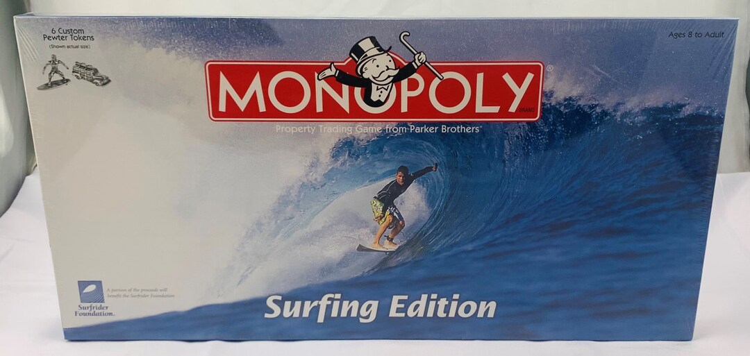 2003 Surfing Monopoly Collectors Edition by Usaopoly Brand New Sealed ...