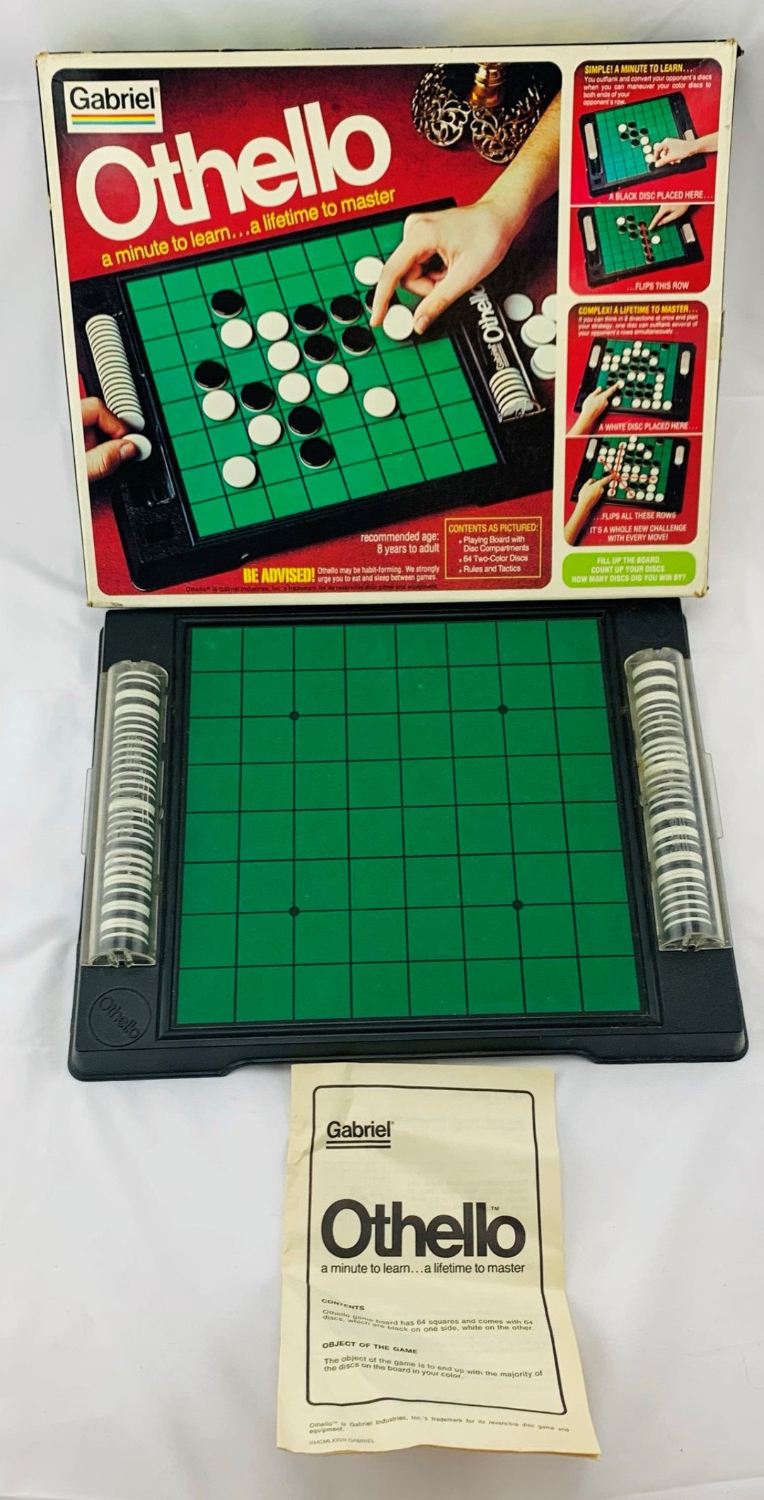 1978 Othello Game by Gabriel Complete in Very Good Condition FREE SHIPPING - Etsy