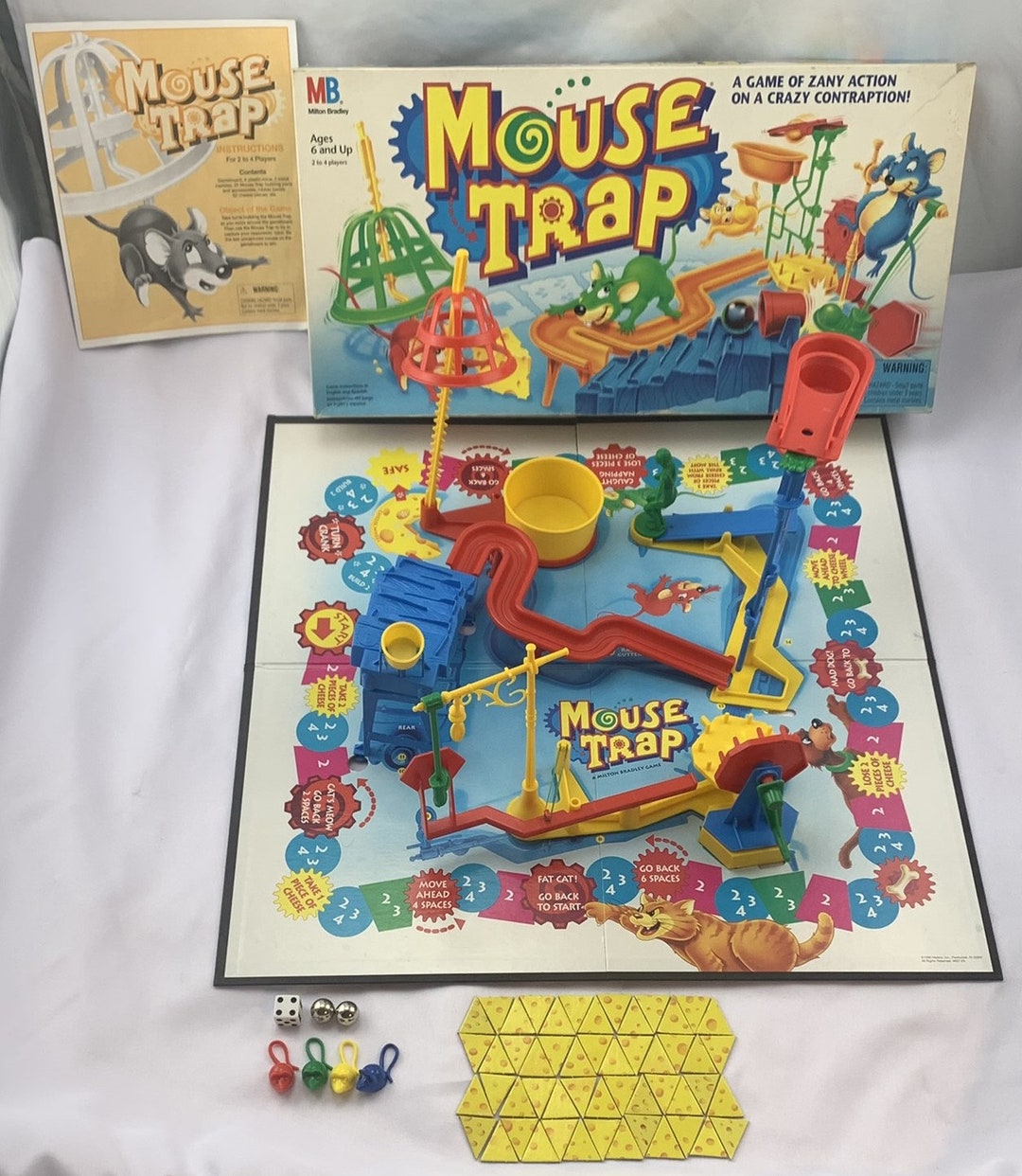 1994 Mouse Trap Game by Milton Bradley Complete in Great Condition FREE ...