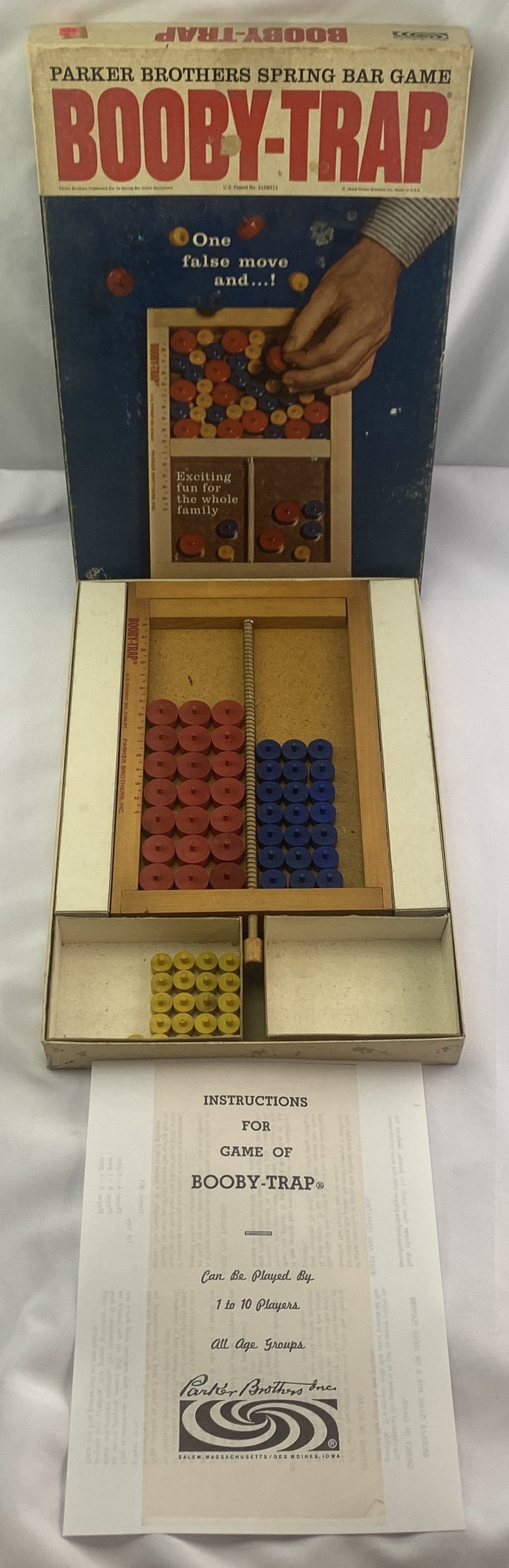1965 Booby Trap Game by Parker Brothers Complete Great Condition FREE SHIPPING - Etsy