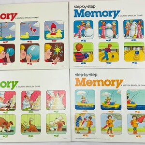 1983 Step by Step Memory Game by Milton Bradley Complete in Great ...