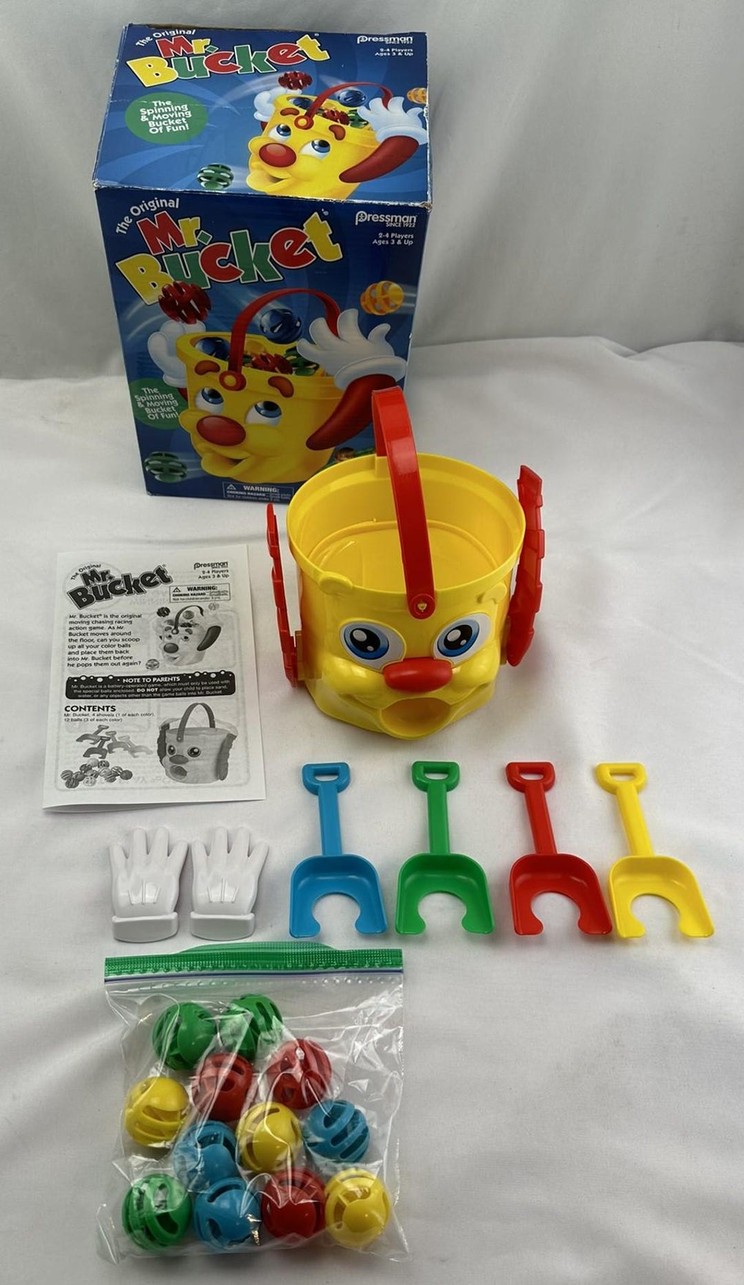 Mr. Bucket Game by Pressman Complete in Great Condition FREE SHIPPING ...