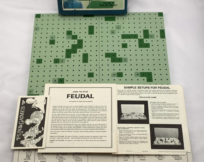 1967 Feudal Game by 3M Complete in Great Condition FREE SHIPPING - Etsy
