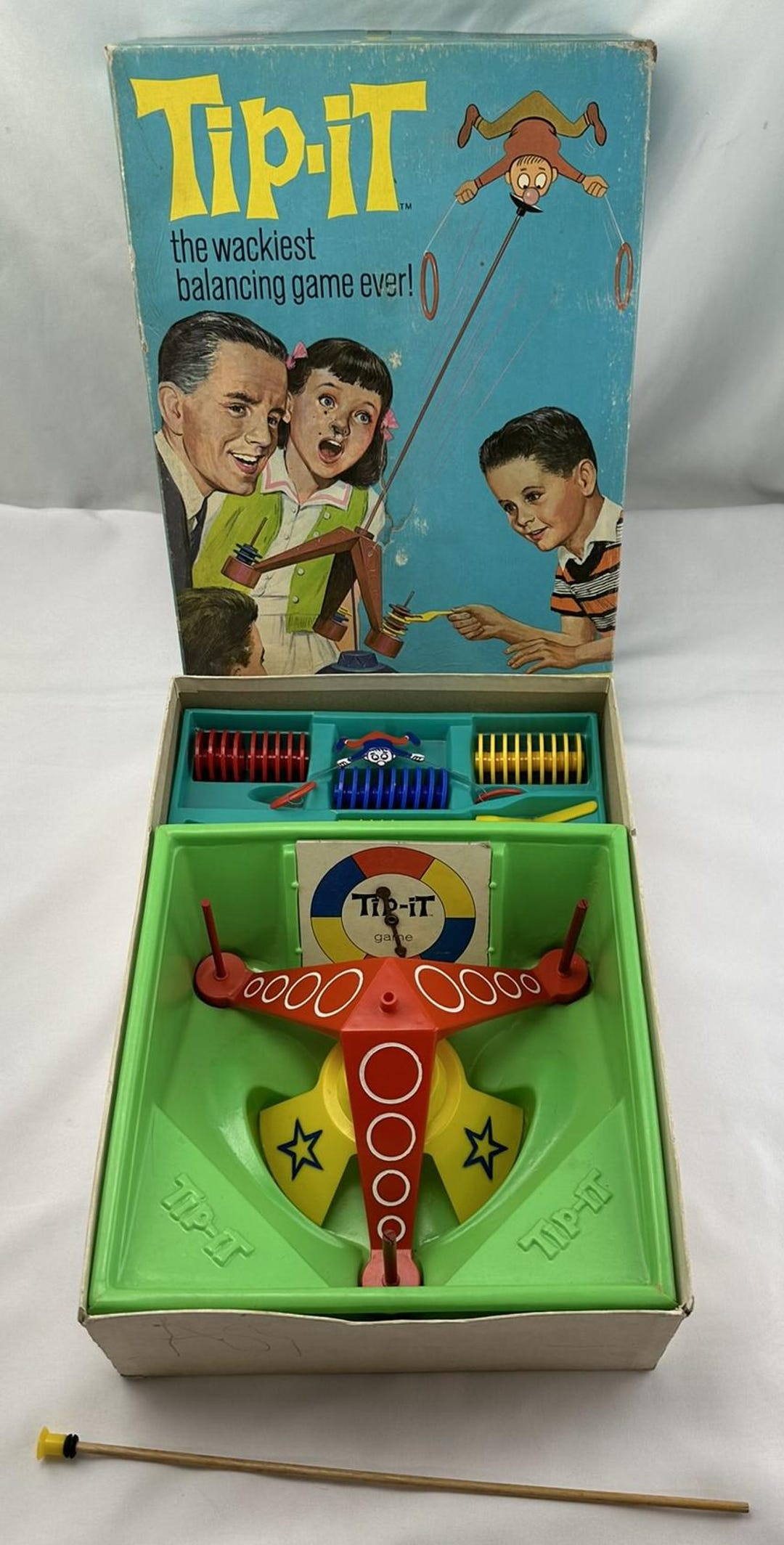 1965 Tip It Game by Ideal Complete in Very Good Condition FREE SHIPPING ...