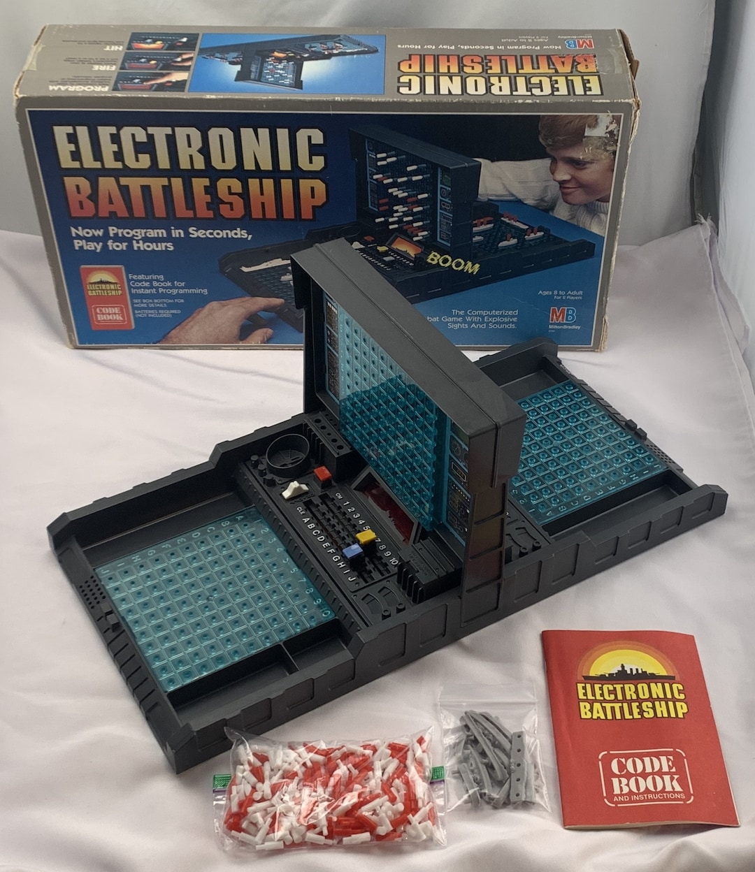 1982 Electronic Battleship Game by Milton Bradley Complete in Great ...