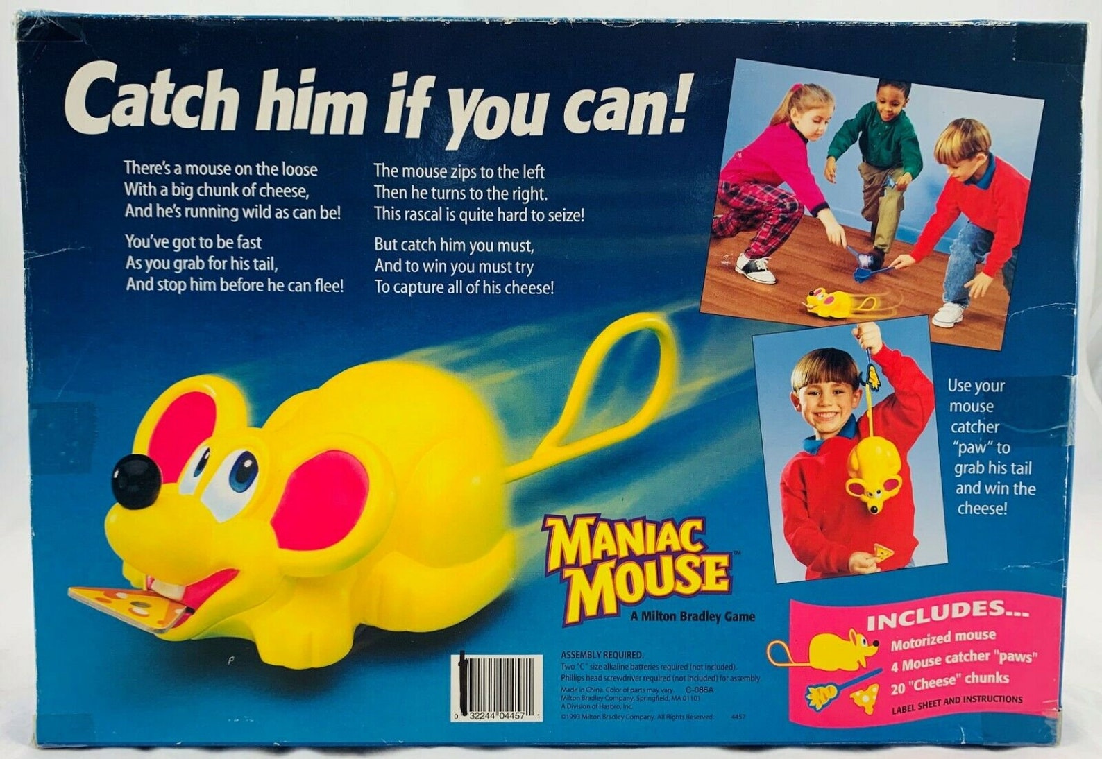 1993 Maniac Mouse Game by Milton Bradley Brand NEW FREE - Etsy
