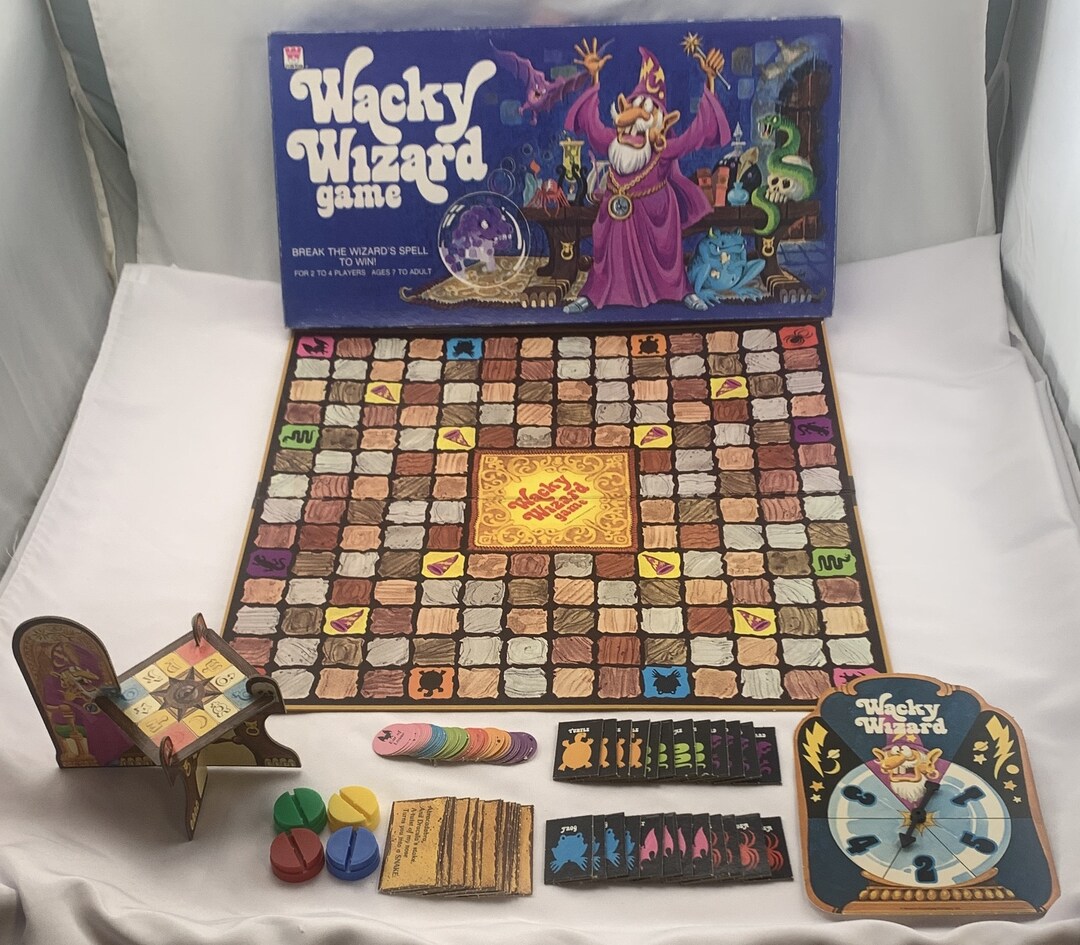 1977 Wacky Wizard Game by Whitman Complete in Great Condition FREE ...