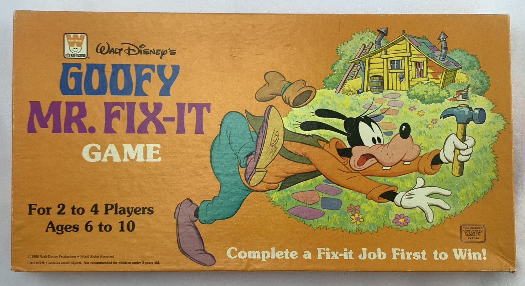 1980 Goofy Mr. Fix It Game Disney Whtiman New Old Stock New - Etsy