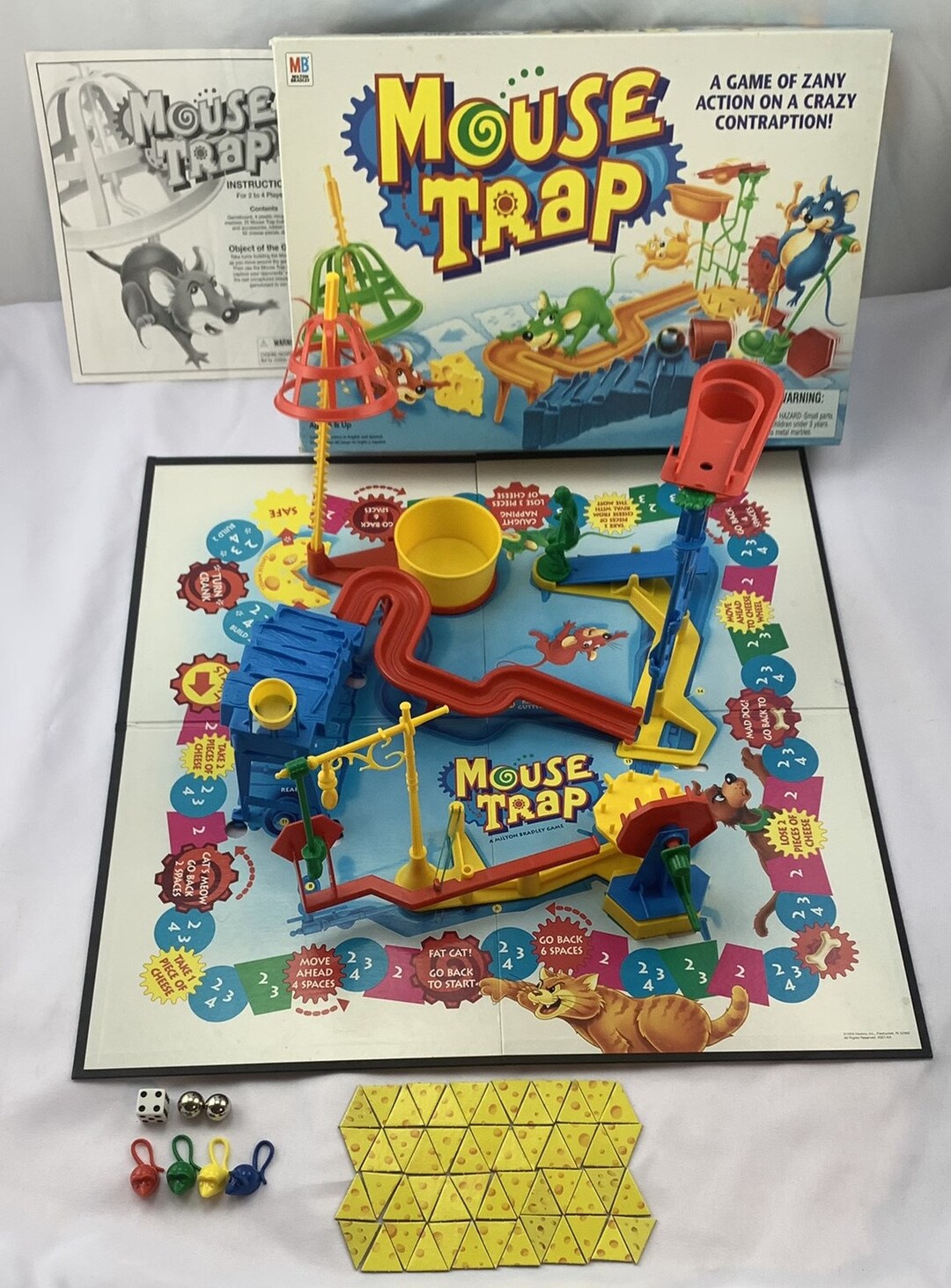 1999 Mouse Trap Game by Milton Bradley Complete in Great Condition FREE ...