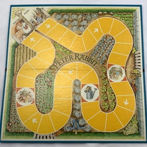 1978 the Peter Rabbit Game by Parker Brothers Complete in Good ...