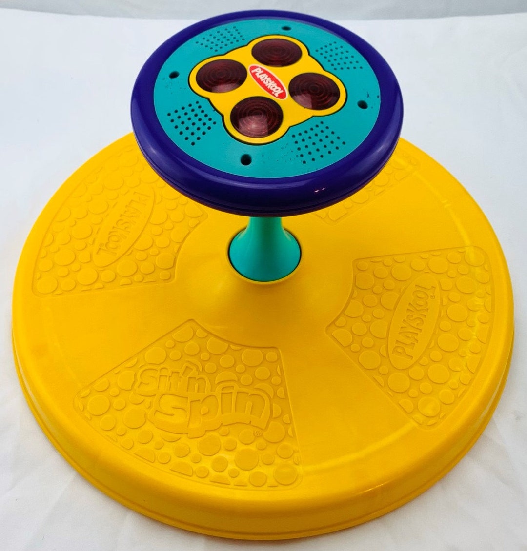 Playskool Sit N Spin Sit and Spin Music and Lights Sound Clean in Great ...