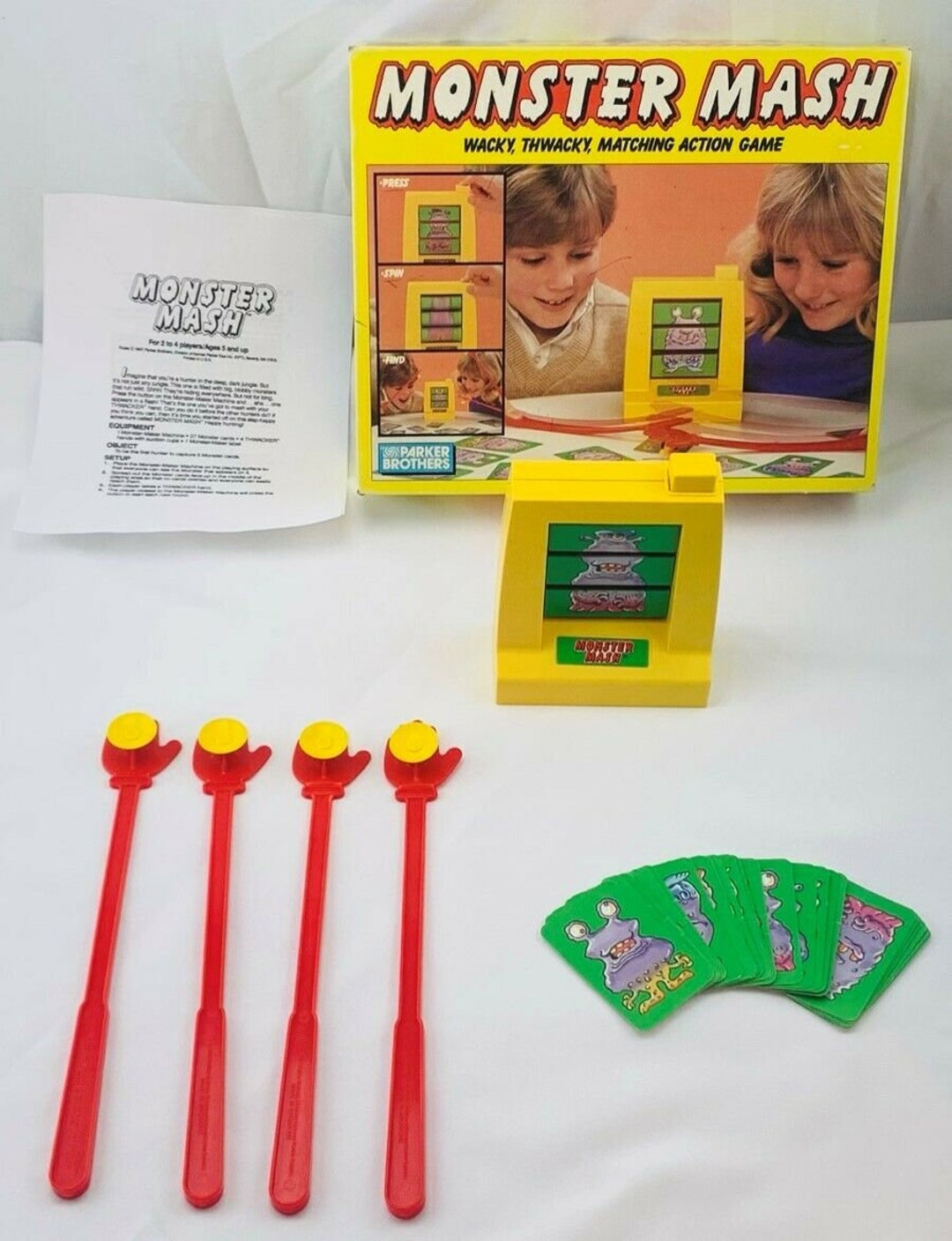 1987 Monster Mash Game by Parker Brothers Complete in Good Condition ...