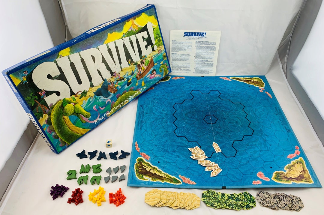 1982 Survive Game by Parker Brothers Complete in Great Condition FREE SHIPPING - Etsy