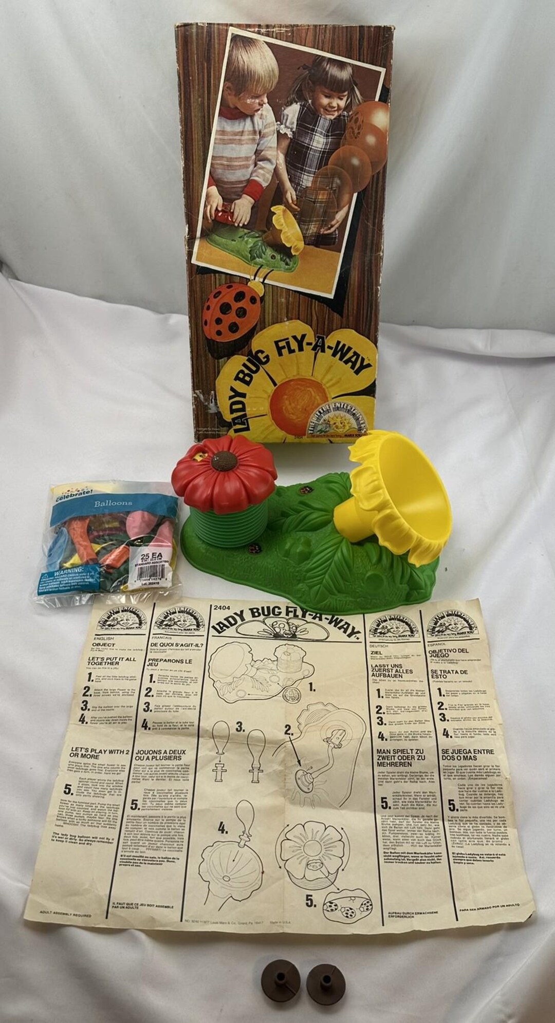 1977 Lady Bug Fly-a-way Game by Marx Toys Complete in Great Condition ...