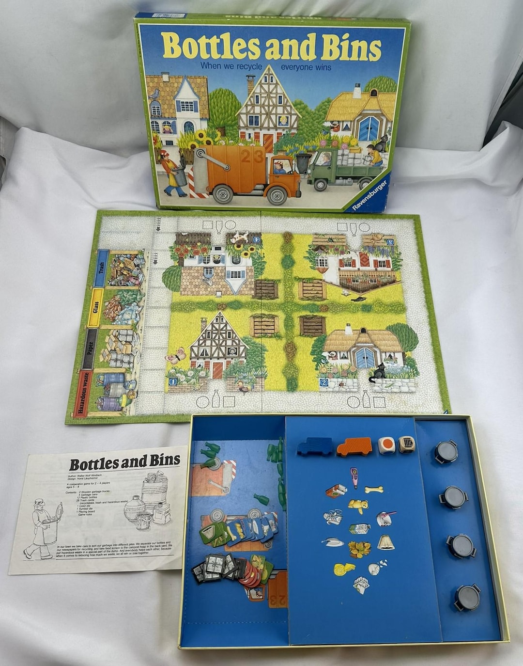 1982 Bottles and Bins Game by Ravensburger Comple Great Condition FREE ...