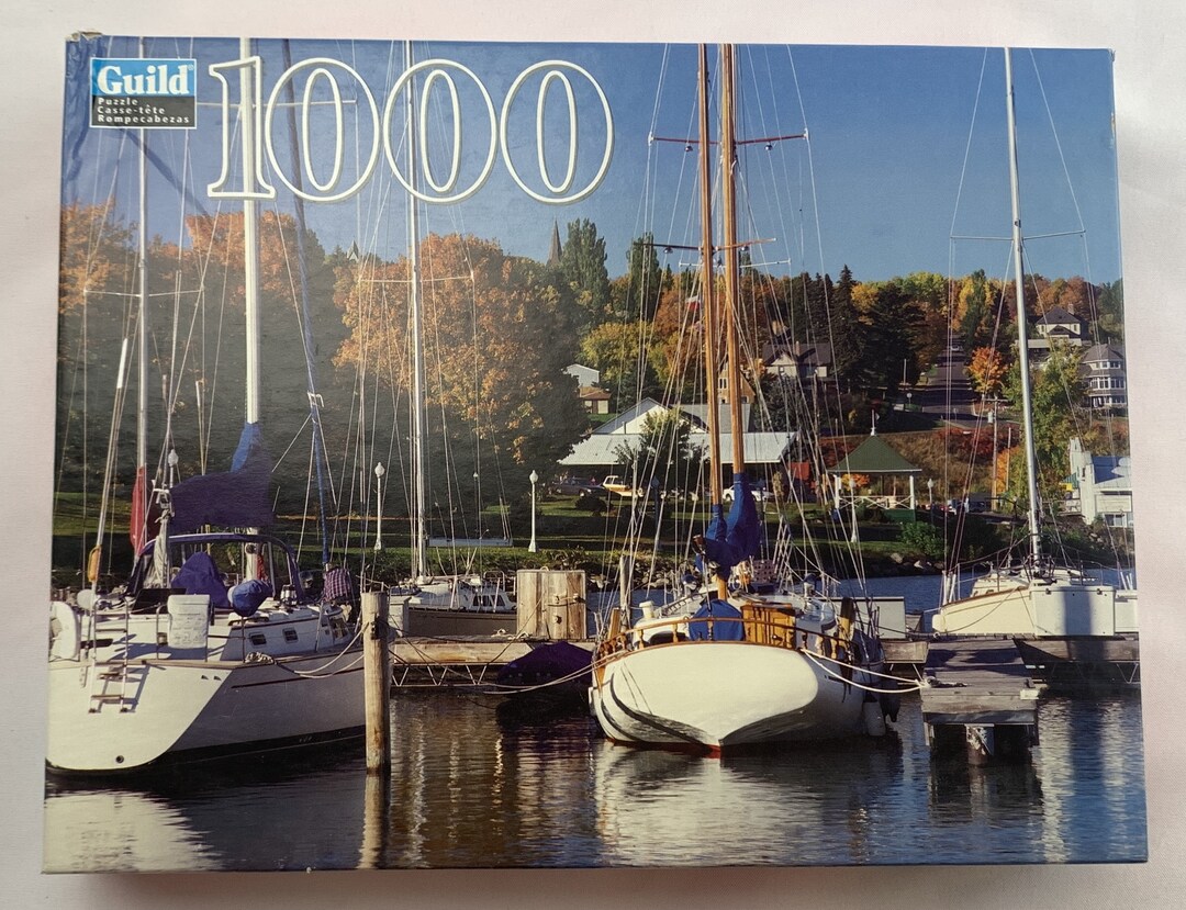 Guild 1000 Pc Puzzle Lake Superior Harbor Bayfield Brand New Sealed ...