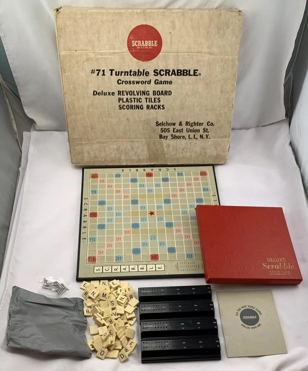 1948/54 Deluxe Scrabble Game Complete in Very Good Condition FREE ...