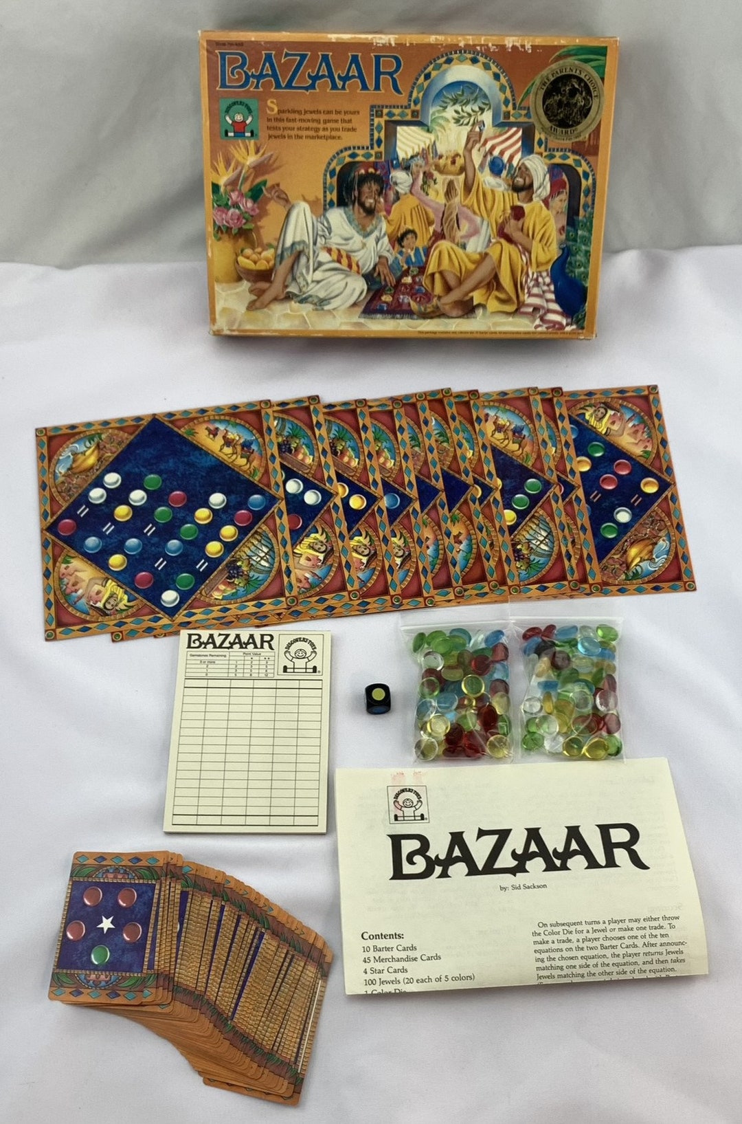 1987 Bazaar Game by Discovery Toys Complete in Good Condition - Etsy