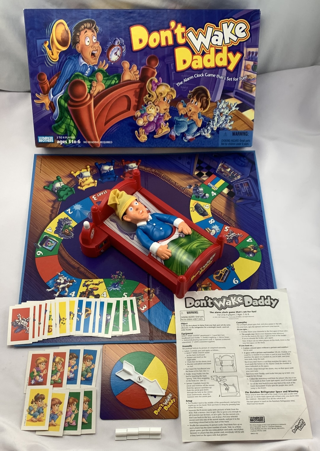 1997 Don't Wake Daddy Game Milton Bradley Complete in Great Condition ...