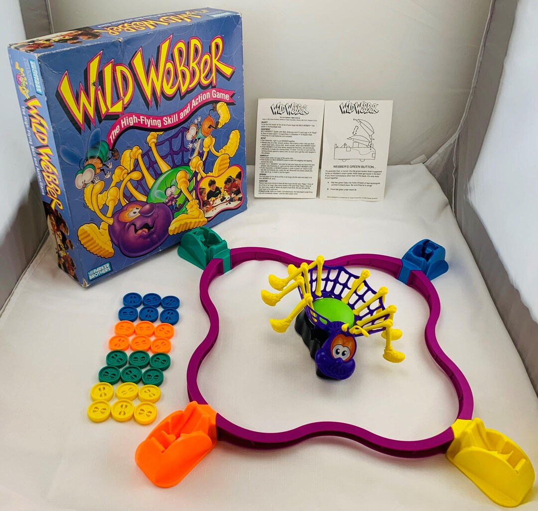 1992 Wild Webber Game Parker Brothers Complete/working Great Condition ...