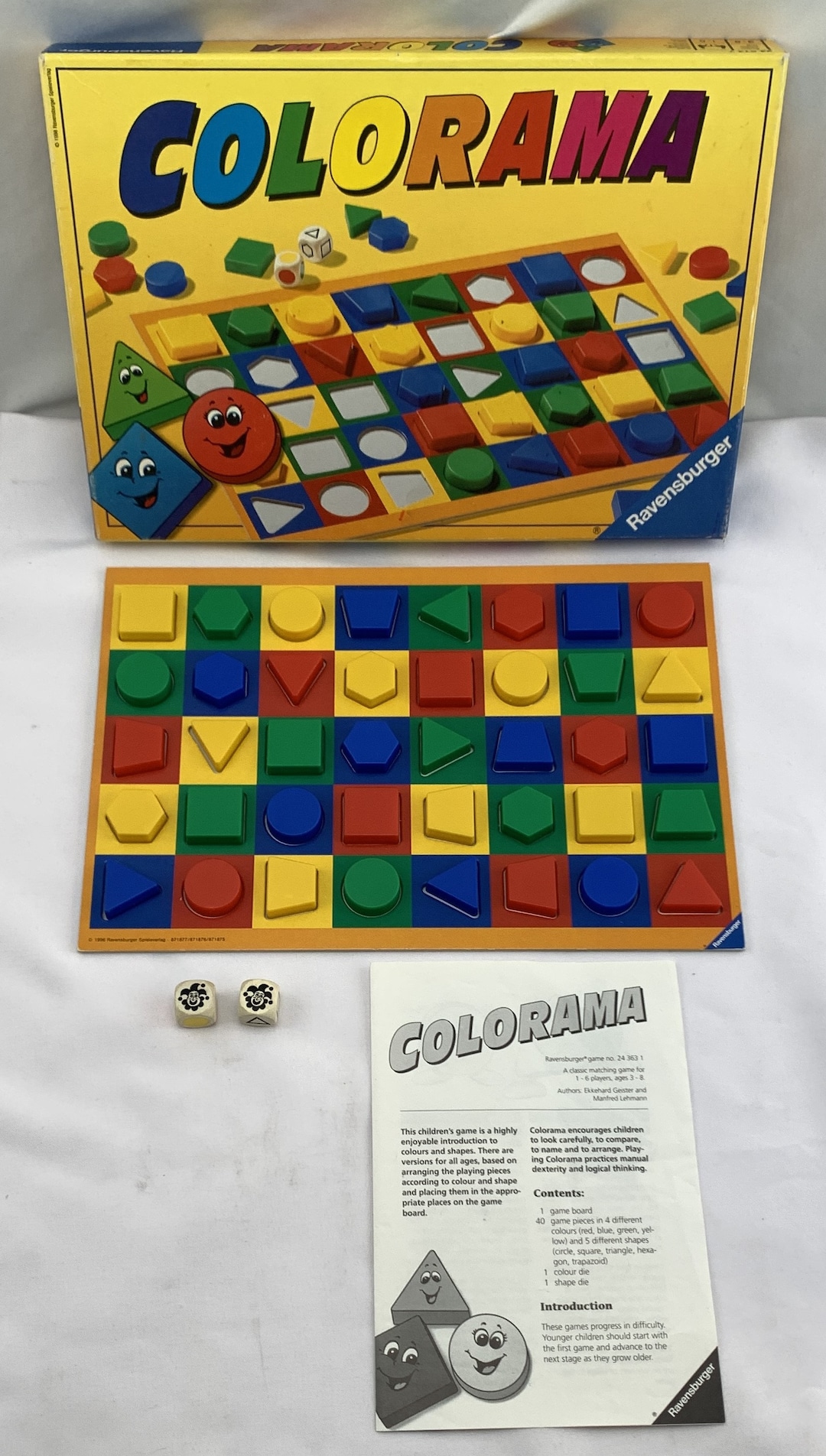 1996 Colorama Board Game by Ravensburger Complete in Great Condition ...