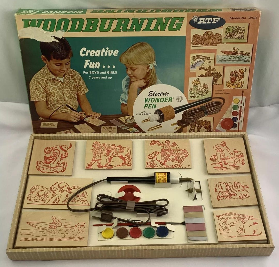 Woodburning Electric Wonder Pen ATF Toys Brand New FREE SHIPPING - Etsy
