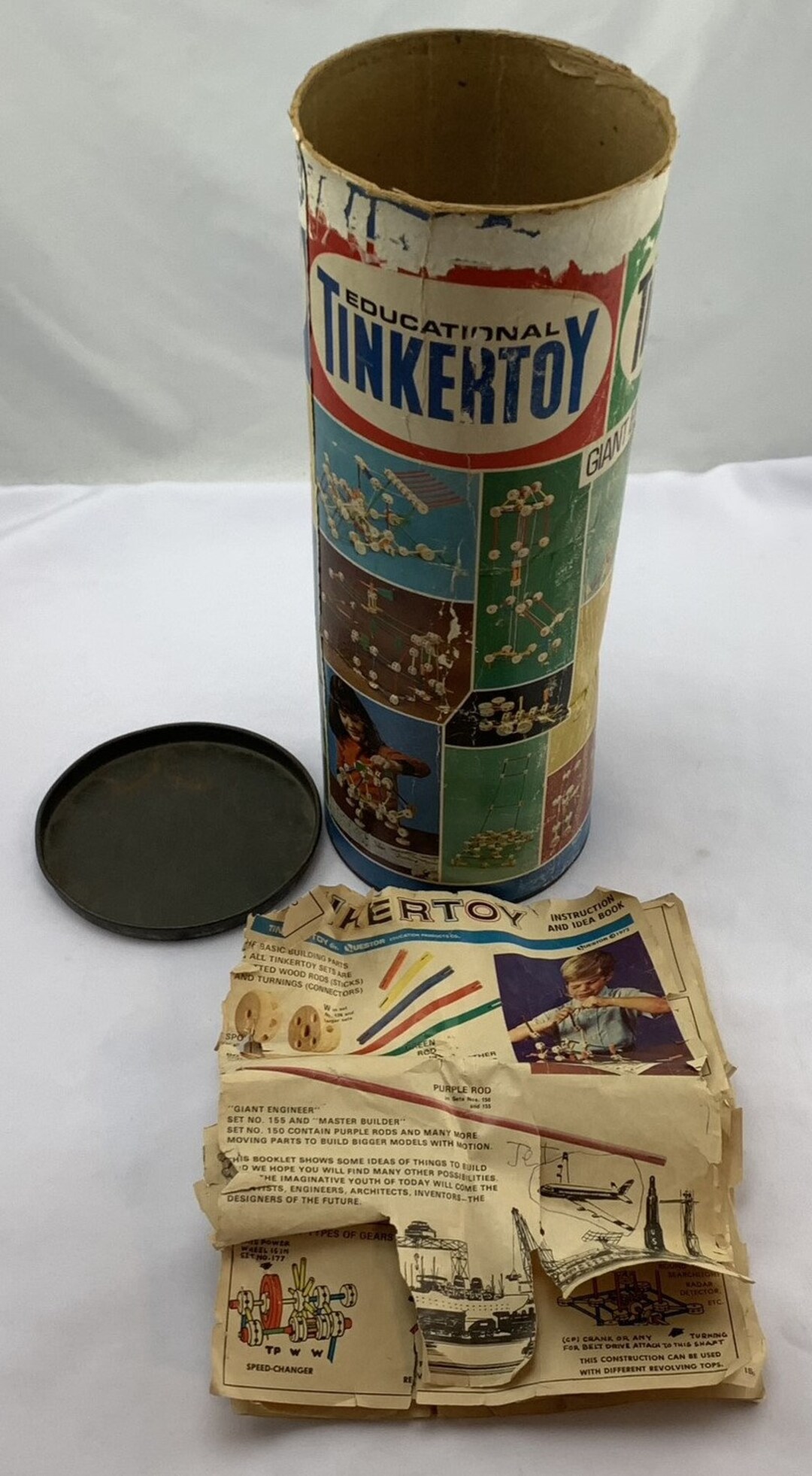 Tinker Toys Giant Engineer Set in Good Condition FREE SHIPPING - Etsy