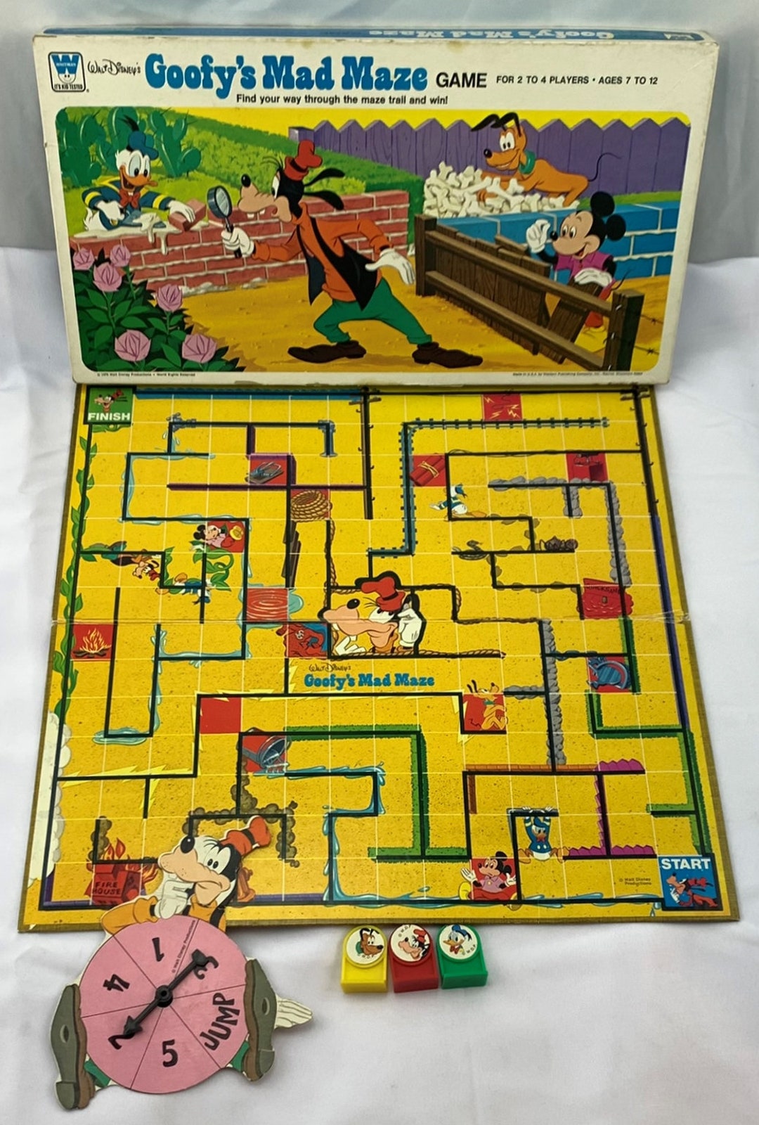1976 Goofy's Mad Maze Game by Whitman in Good Condition FREE SHIPPING ...