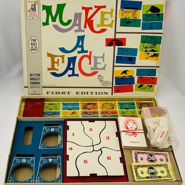 Make a Face Game - Etsy