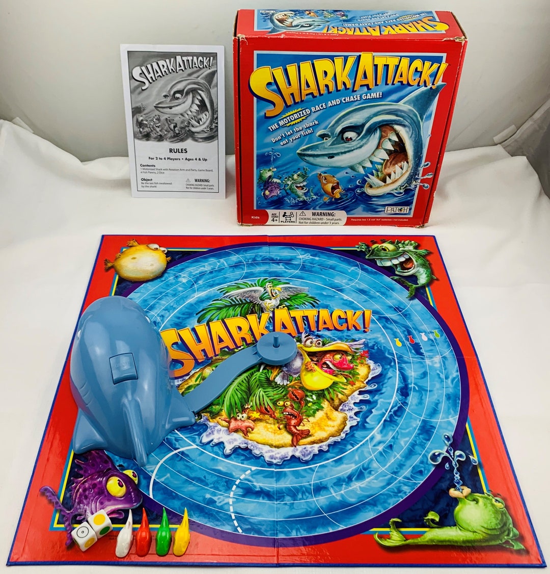 Shark Tale Shark Attack Game by Patch Complete in Good Condition FREE ...