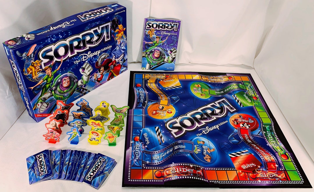 2001 Disney Sorry Game by Parker Brothers Complete in Great Condition ...