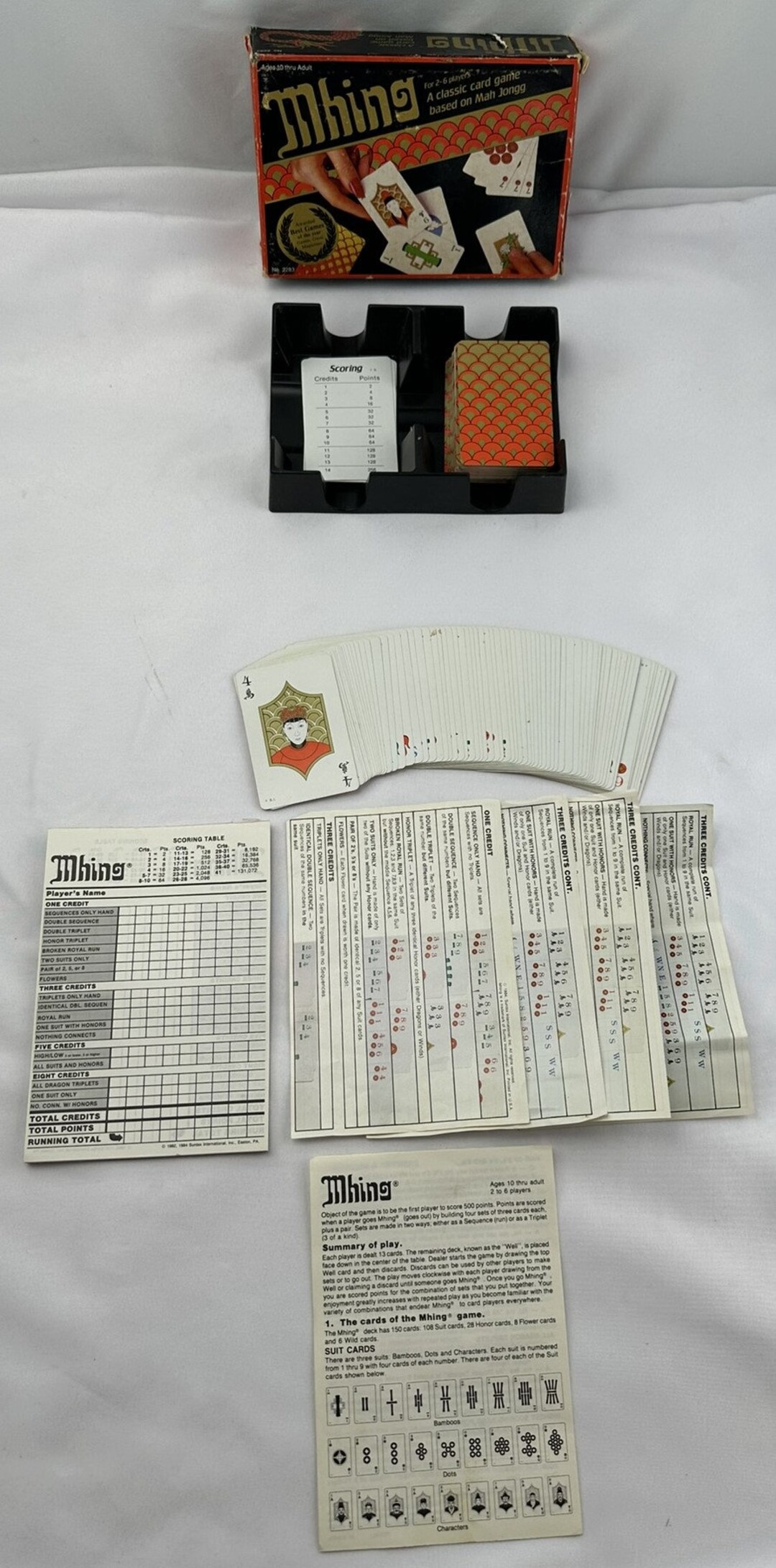 1982 Mhing Game by Suntex International Complete in Great Condition FREE SHIPPING - Etsy