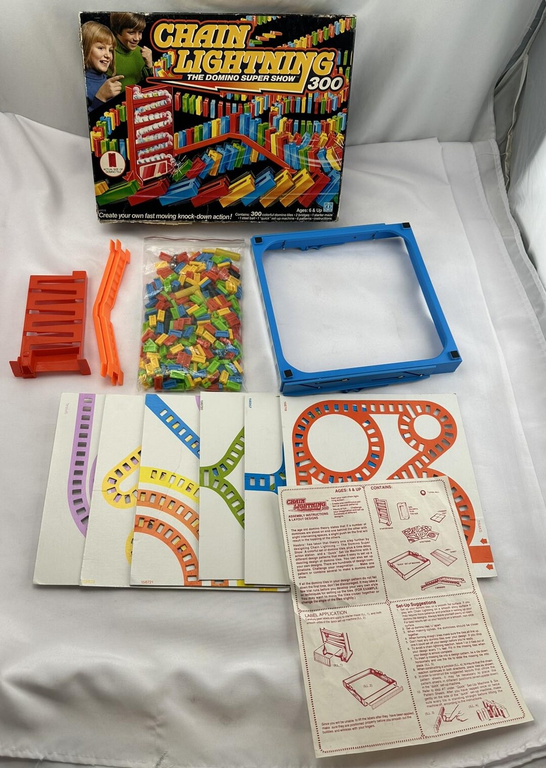 1982 Chain Lightning 300 Domino Super Show Complete in Great Condition ...