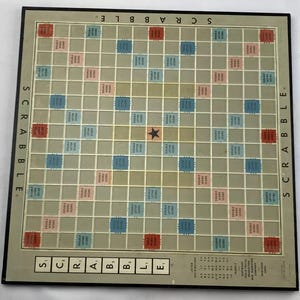 1948/54 Deluxe Scrabble Game Complete in Very Good Condition FREE ...